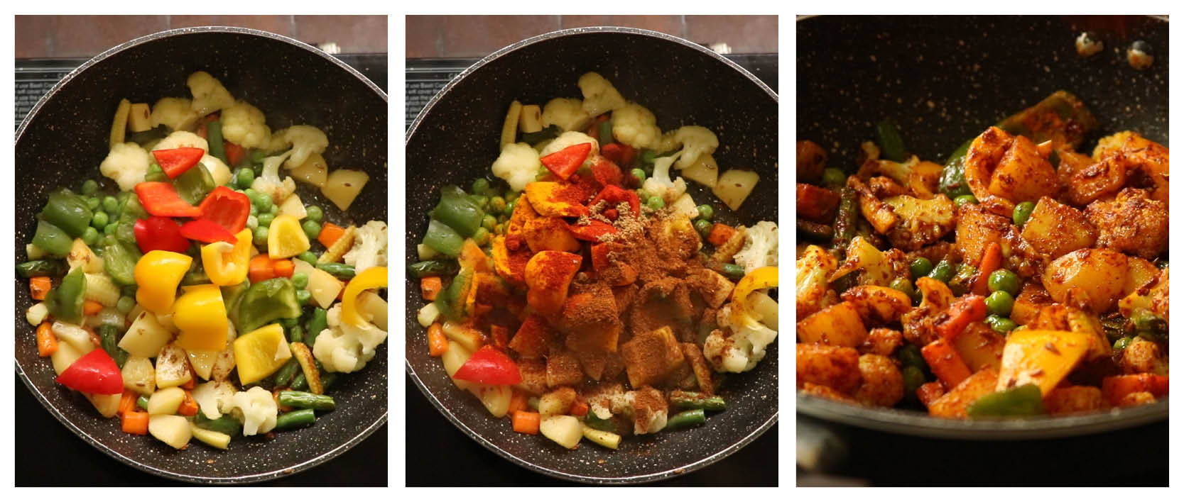 Mixed veg sabzi | mixed vegetable curry for chapathi Jinoo's Kitchen