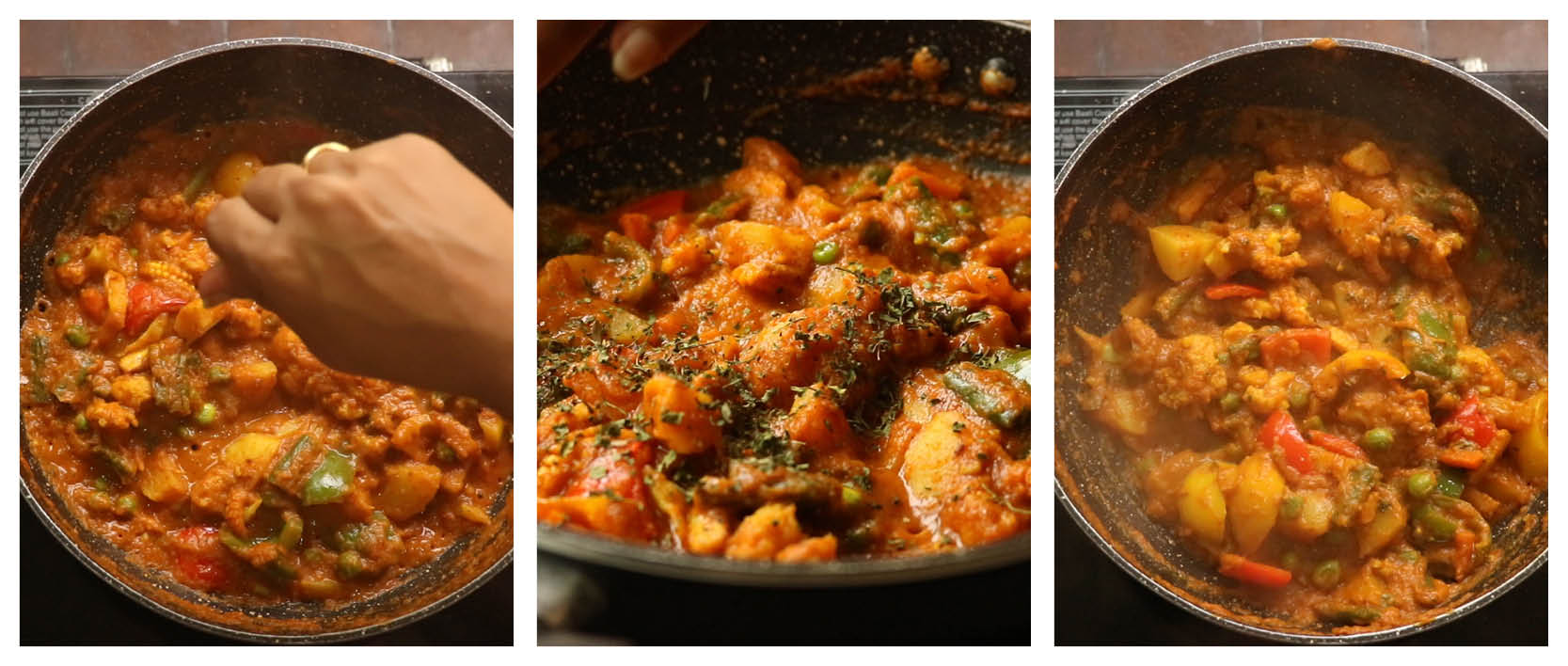 Mixed veg sabzi | mixed vegetable curry for chapathi Jinoo's Kitchen