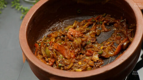 Kerala Kadai Vegetable Curry with Homemade Spice Powder (Kadai masala ...